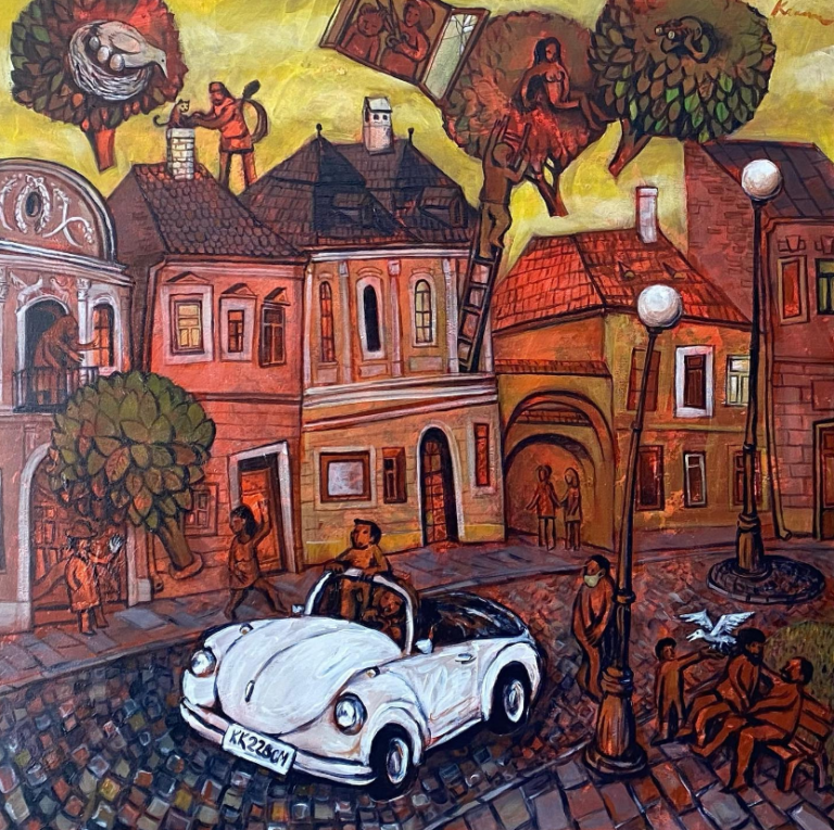 Výtvarné diela Vlada Krausza môžete nájsť už aj na instagrame | Kežmarok