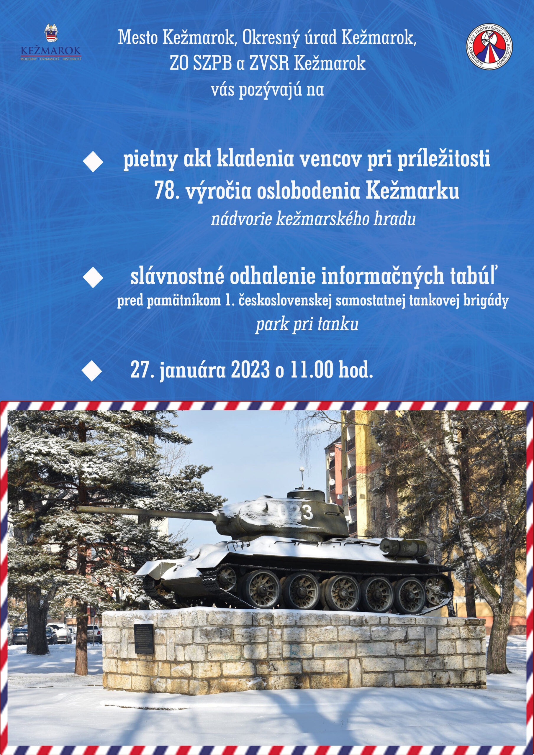 78. VÝROČIE OSLOBODENIA MESTA KEŽMAROK | Kežmarok