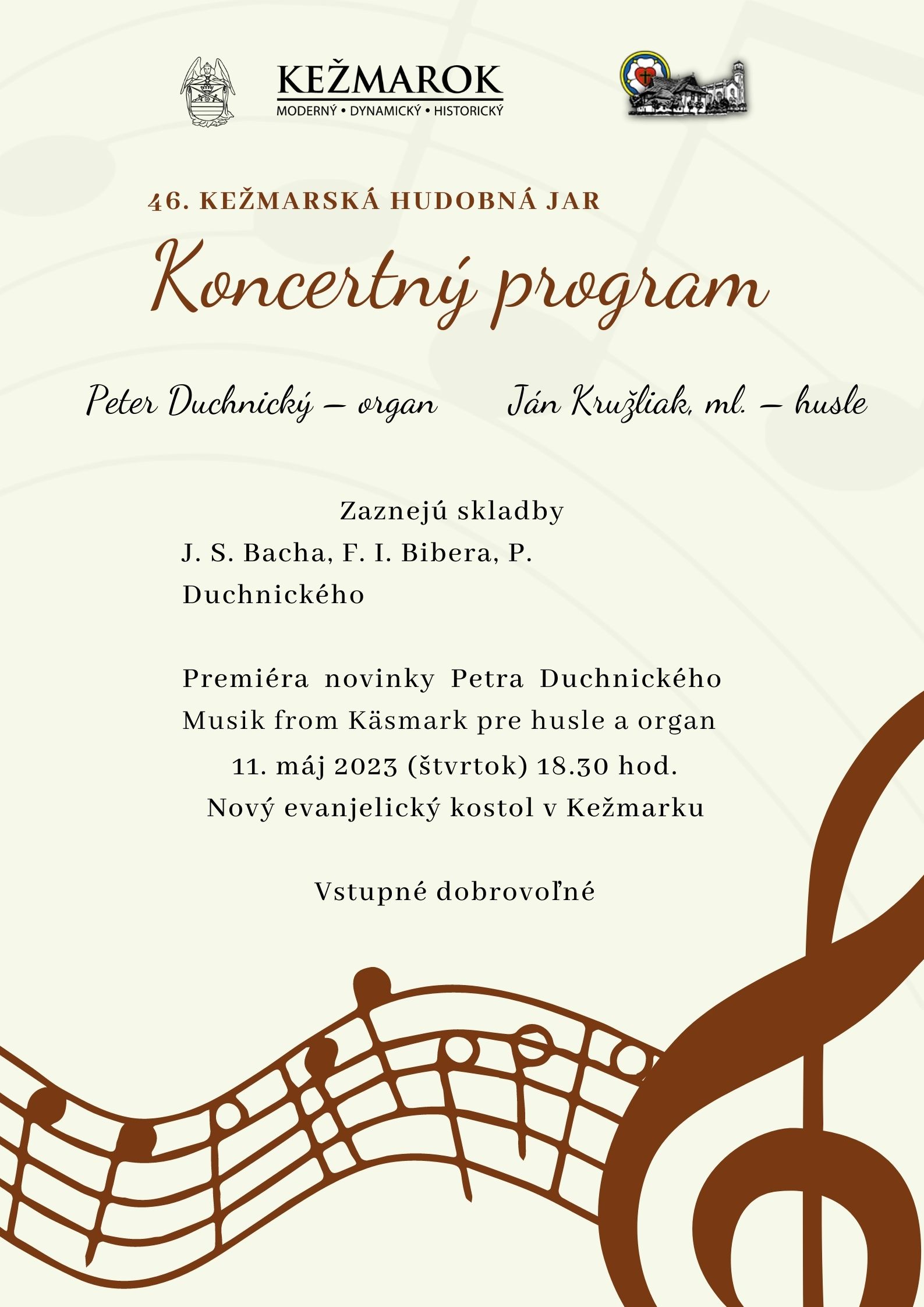 EVANJELICKÝ KOSTOL ROZOZVUČÍ ORGANOVO – HUSĽOVÝ KONCERT | Kežmarok